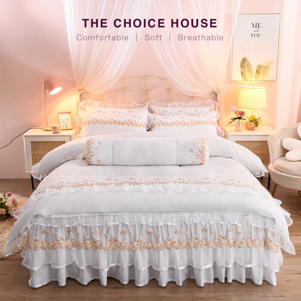 🔥🔥 Readystock 🔥🔥 Set Cadar Pengantin Beropol Set 4 IN 1 Ropol Cadar ...