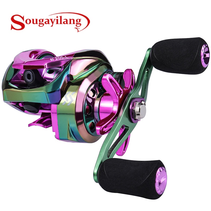 Sougayilang New Colorful Fishing Reel 12+1BB Casting Fishing Reel Max ...