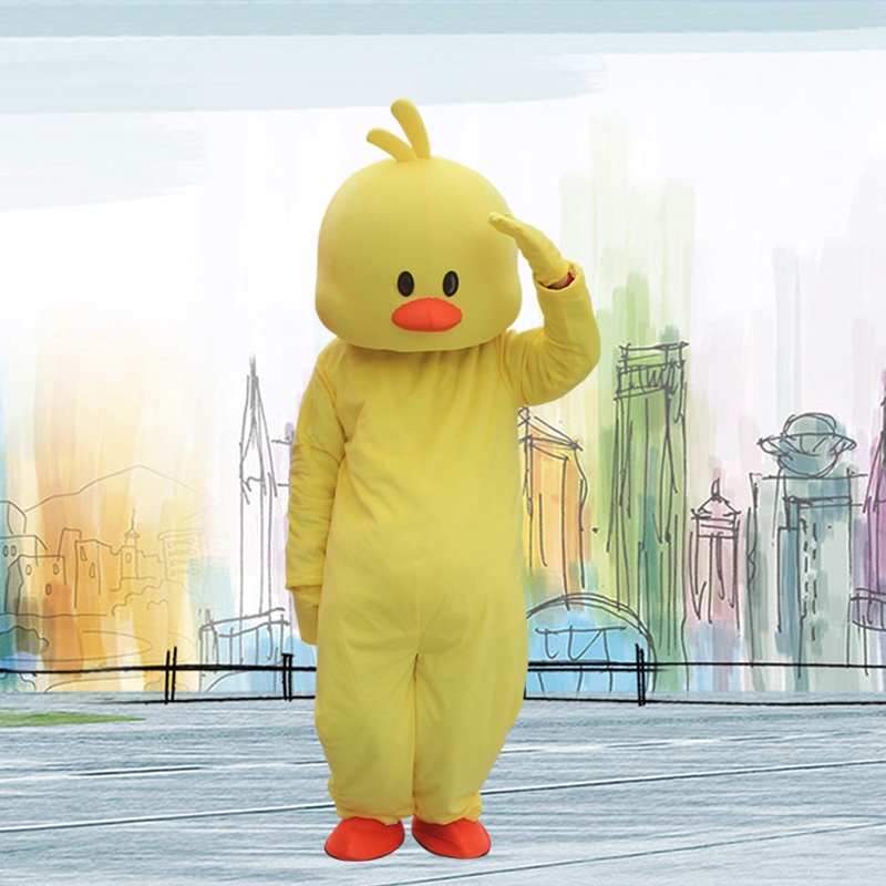 Cute Ducks Mascot Cartoon Doll Characters Cosplay Party Costume Suit ...