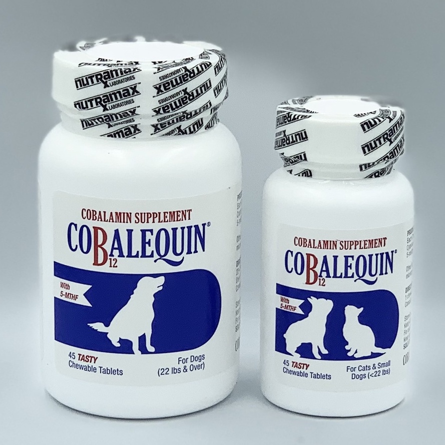 Nutramax Cobalequin Vitamin B12 B9 for IBD Cat & Dog IBS Irritable ...