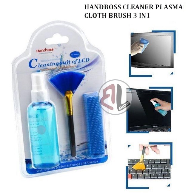 Handboss FH-HB010E 3 in 1 Pack Cleaning Kit for LCD / Touchscreen ...