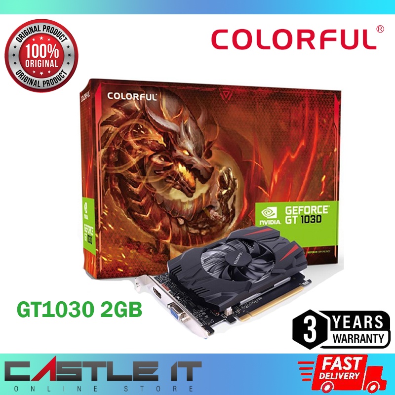 Colorful GT 1030 4GB DDR5 GT 730 GT710 2GB DDR3 Nvidia GeForce Graphic Card GT1030 GT730 GT1030 ...