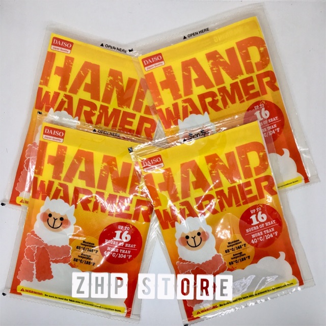 Daiso Hand Warmer (10.5 x 8.25 cm) | Shopee Malaysia