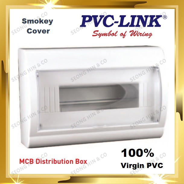 PVC LINK MCB DISTRIBUTION BOX / DB BOX 6 WAY - 23 WAY SMOKEY COVER ...