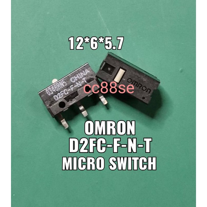 OMRON D2FC-F-N-T D2FC-F-7N MICRO SWITCH 12*6*5.7 | Shopee Malaysia