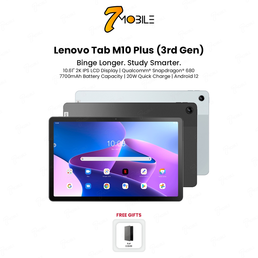 Lenovo Tab M10 Plus - 3rd Gen [4GB RAM + 128GB ROM] - Original Lenovo ...