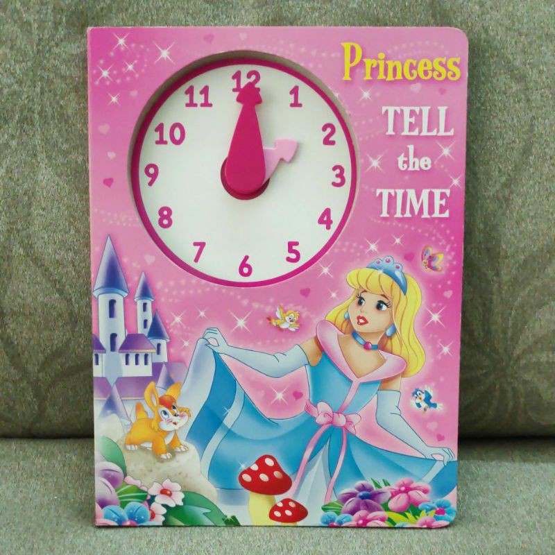 Princess Tell the Time Clock Book | Shopee Malaysia