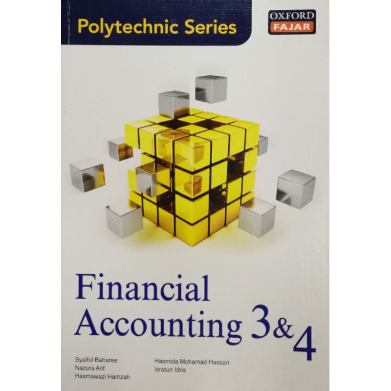 FINANCIAL ACCOUNTING 3 & 4 1st Ed (POLYTECHNIC SERIES) | Shopee Malaysia