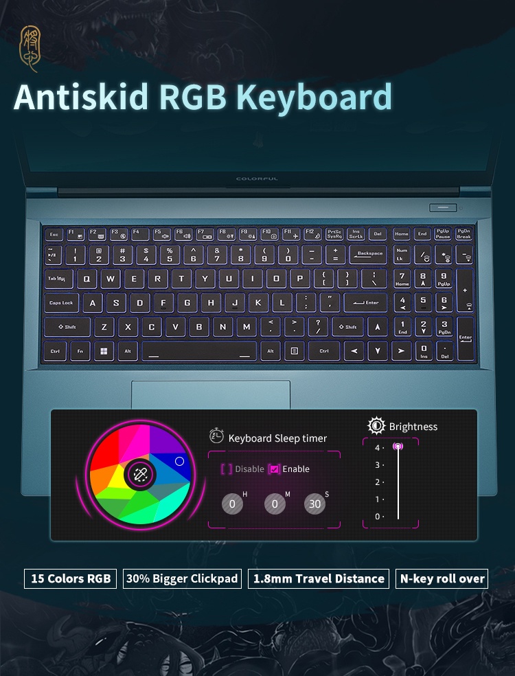 Colorful X15-XS 22 Gaming Laptop - Blue (I7-12700H/16GD4/512SSD ...