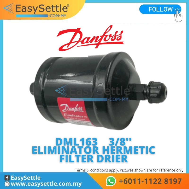 (GENUINE) DANFOSS Filter Drier Liquid Line Flare Joint DML163 3/8 ...