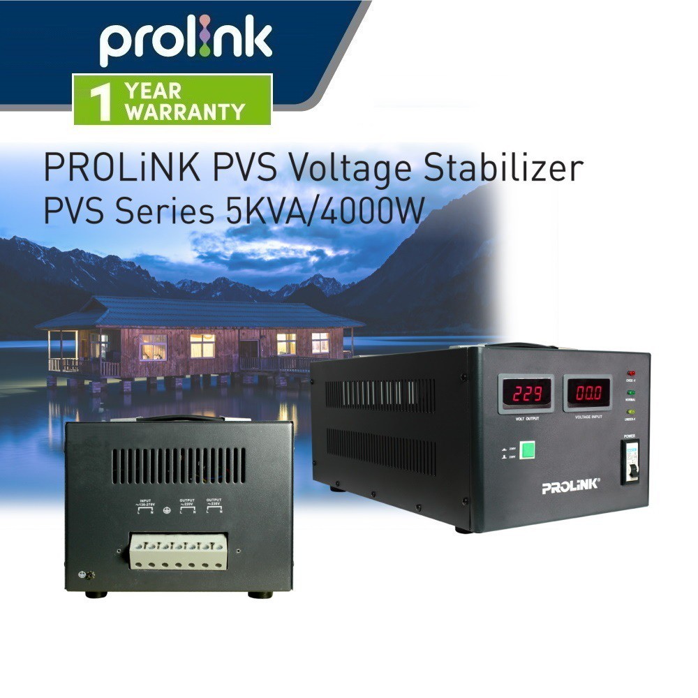 Prolink 5KVA/4000W Servo Motor Control Industrial Grade Stabilizer AVR ...