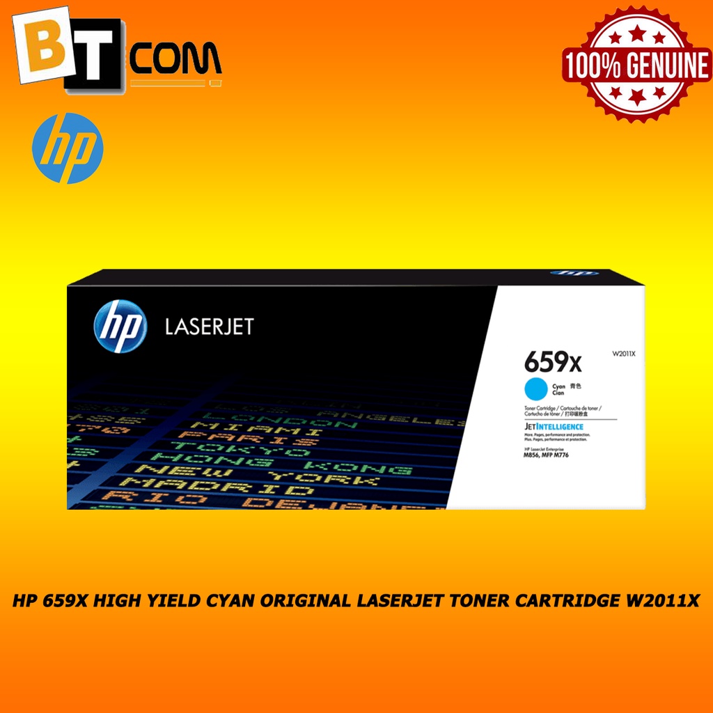 HP 659X High Yield Cyan,Yellow,Magenta Original LaserJet Toner ...