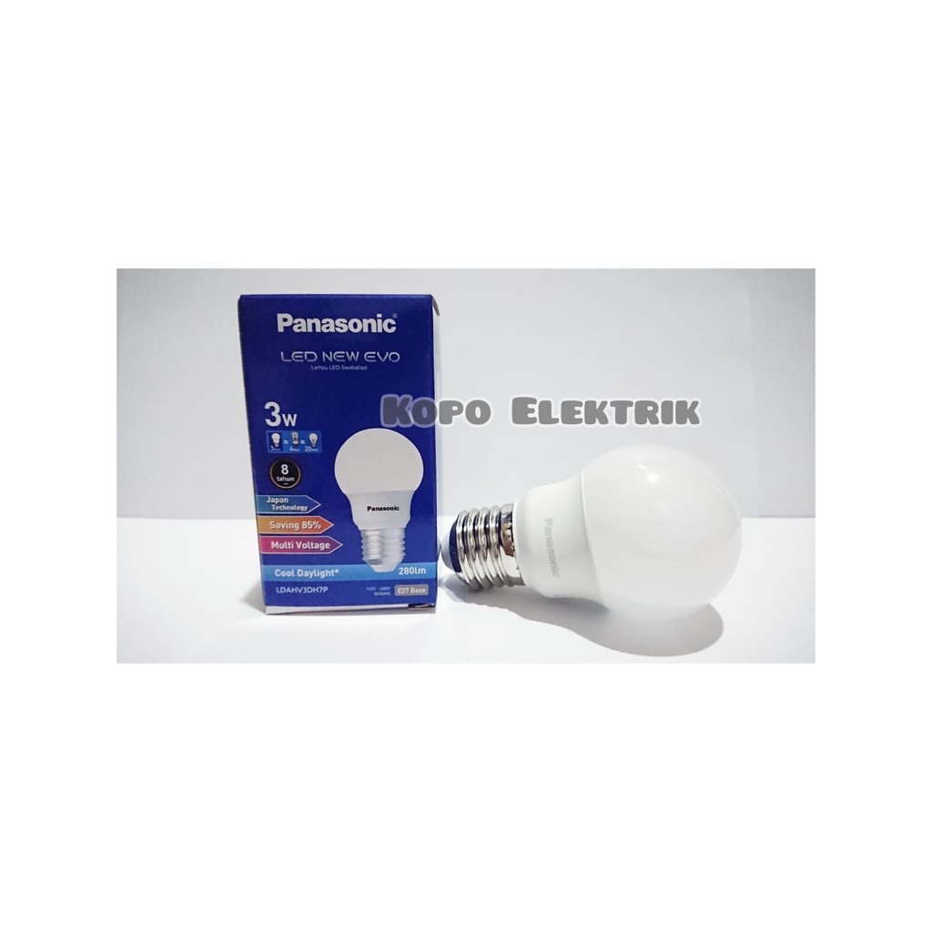 Led Bulb Panasonic New Evo 3 Watt | Shopee Malaysia