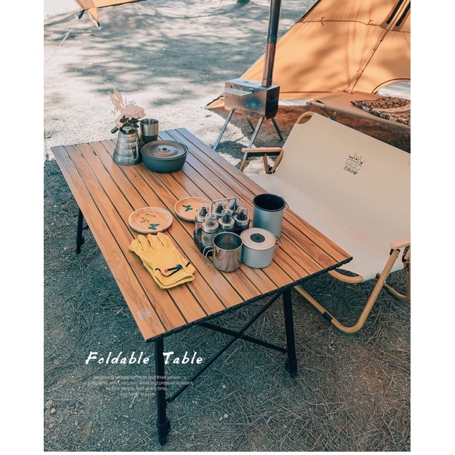 Three Donkeys Camping Table Portable Telescopic Folding Table Outdoor ...