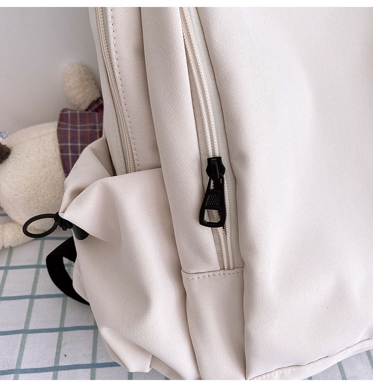 【MY】Women Bagpack Korean Style School Bag Backpack Plain Travel Bagpack ...