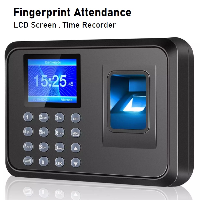 Biometric Authentication Fingerprint Recognition Time Attendance ...