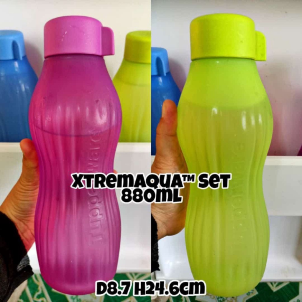 7 Jenis: Tupperware Xtrem Aqua Eco Bottle x 880ml (Limited edition ...