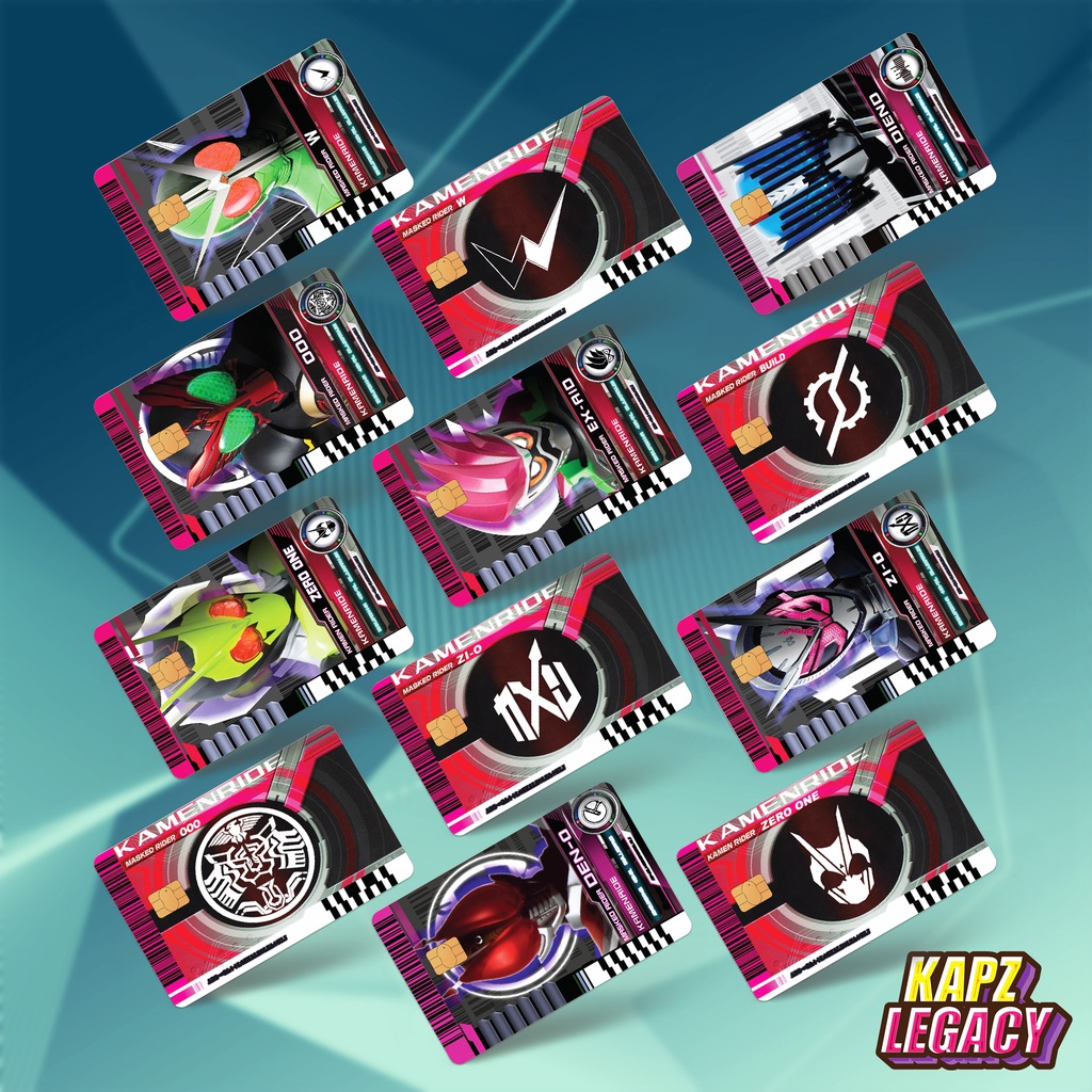 KapzLegacy Kamen Rider ATM Bank Sticker Card Cover Access Touch N Go ...