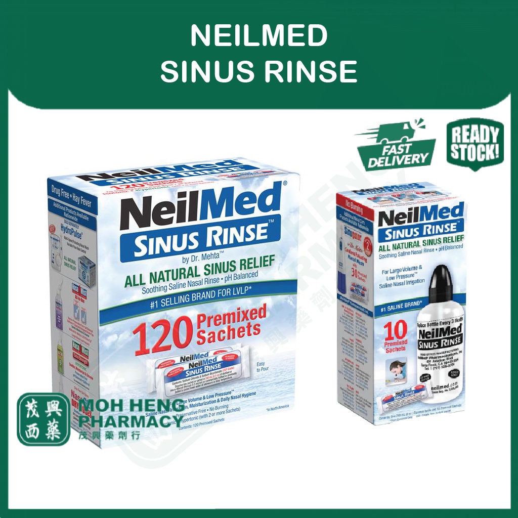 NEILMED SINUS RINSE Premixed Sachets & Squeeze Bottle | Shopee Malaysia