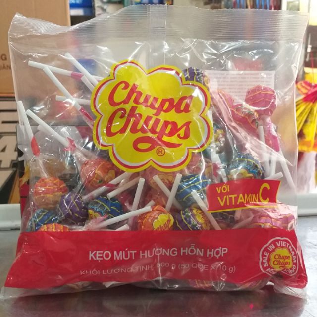 Chupa Chups Lollipops 600g pack (60 sticks x10g) | Shopee Malaysia