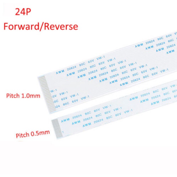 24pin 24 Pins 0.5mm 1.0mm Pitch 1.25mm AWM FFC 24P Flex Cable24pin 24 ...