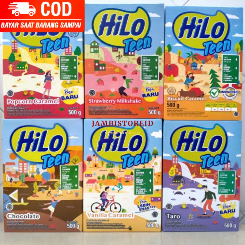 (JAMBISTOREID) Jambi Directly Send Milk Powder HiLo Teen 250gram Height ...