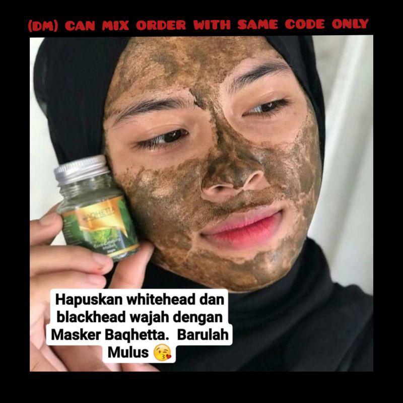(DM) MASKER BAQHETTA BLACKHEAD WHITEHEAD MASK | Shopee Malaysia