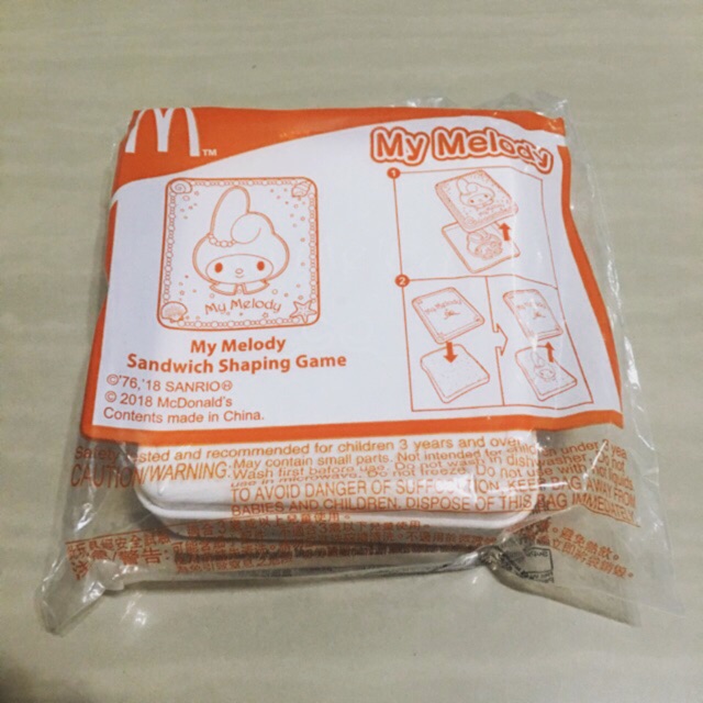 🛍🛒 McD My Melody Sandwich Shaping Game / Happy Meal | Shopee Malaysia