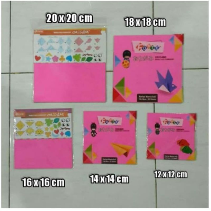 Origami Forte Folding Paper 10 x 10 cm (25 sheets) | Shopee Malaysia