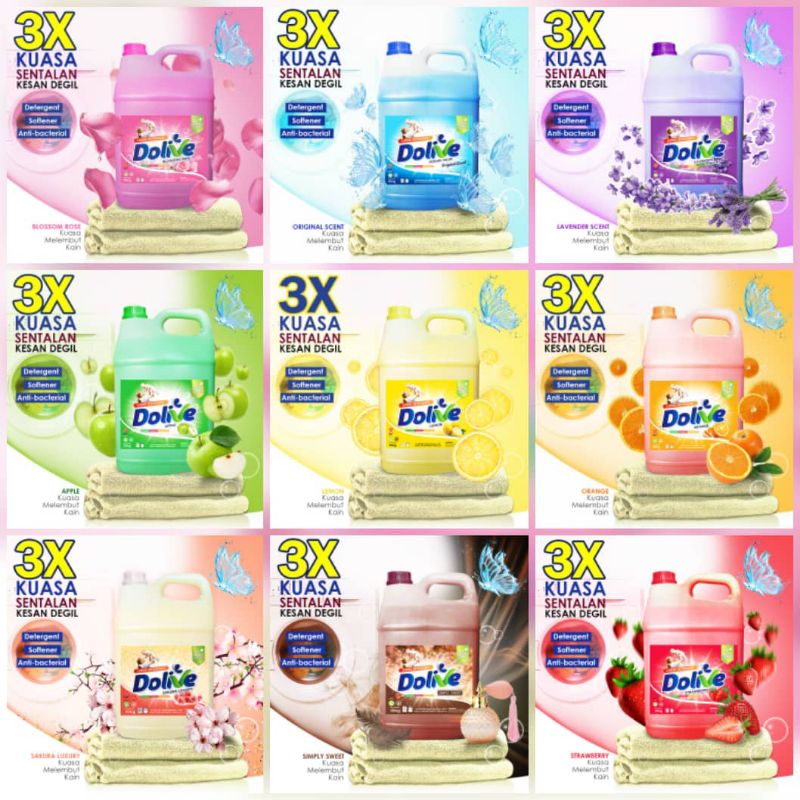 ORIGINAL!!! Dolive | Sabun Basuh Baju 10 Kg | Shopee Malaysia