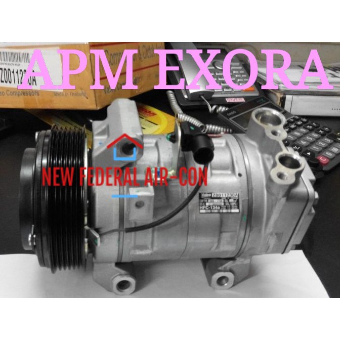 (ORIGINAL ORI) VALEO PROTON EXORA CPS/CFE (SANDEN SYSTEM/PATCO SYSTEM) 6PK AIRCOND COMPRESSOR ...