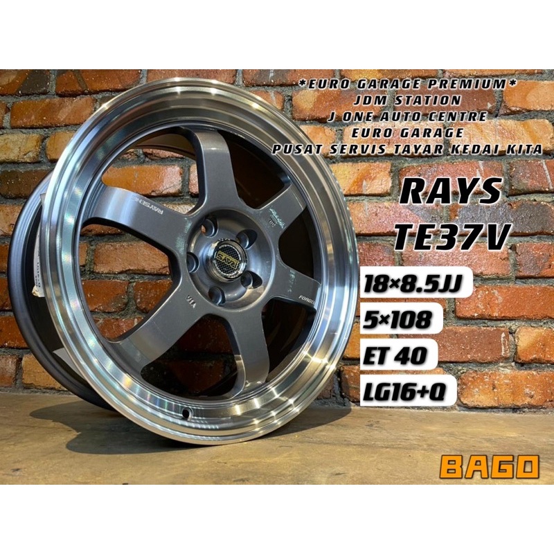 RAYS TE37V DESIGN WHEELS 18INC PEUGEOT 607 FORD FOCUS VOLVO V40 V60 ...
