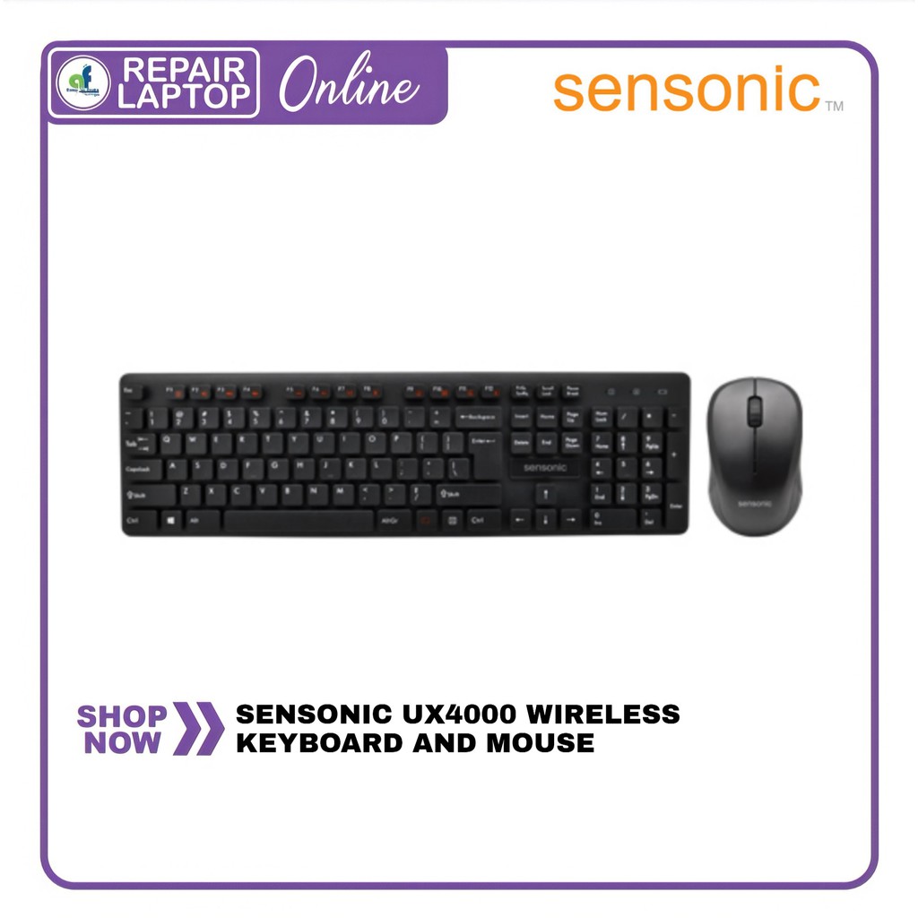 (READY STOCK) Sensonic Wireless Mouse And Keyboard UX4000 | Shopee Malaysia