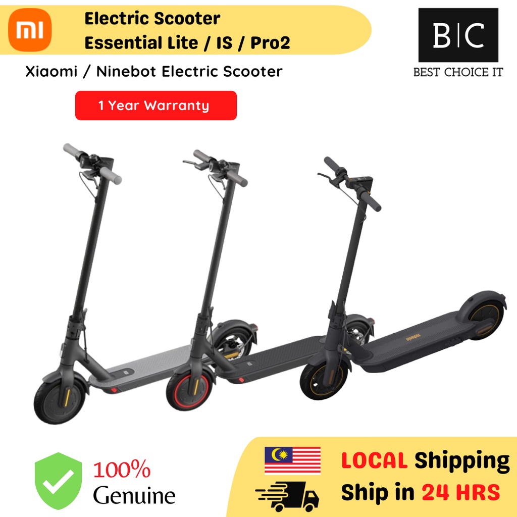 (Ready Stock) Xiaomi Mi Electric Scooter Essential Lite / 1S / Pro2 ...