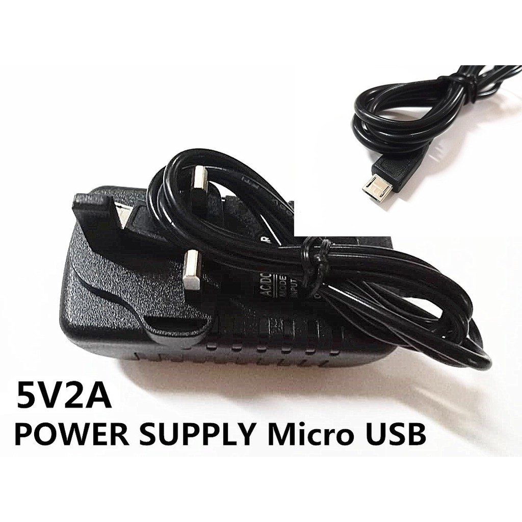 (5V) AC TO DC ADAPTER 5V2A SWITCHING POWER SUPPLY 3 PIN CCTV LED AC 240V PLUG ADAPTER IP CAMERA ...