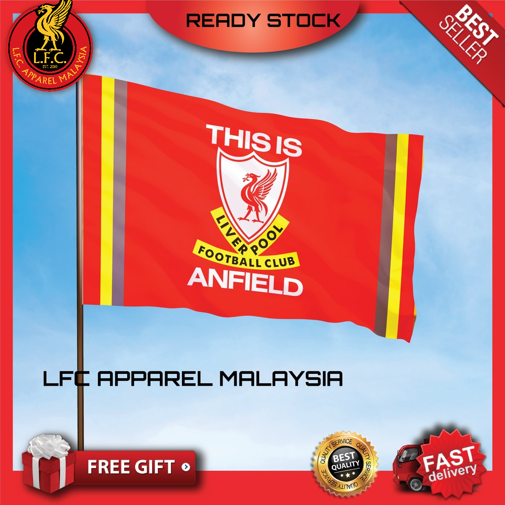 Liverpool FC Flag Big Size (5ft x 3ft) | Shopee Malaysia