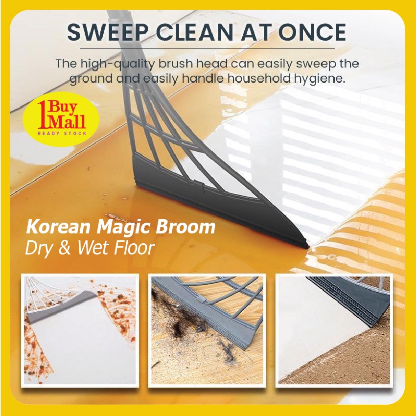 Korean magic broom bathroom floor wiper toilet bathroom artifact ...