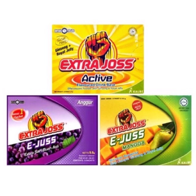 EXTRA JOSS ACTIVE GO series ( 6 sachets X 4.8 g ) | Shopee Malaysia