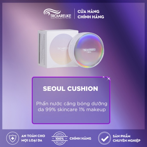 Troiareuke Seoul Cushion 99% nourishes the skin, 1% make up, Korean standard smooth foundation ...