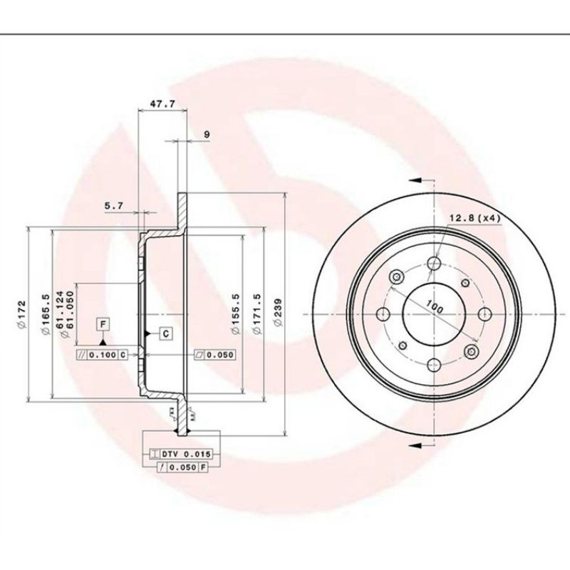 Original Brembo Disc Rotor - H/D Civic EK EG SO4 SR4 | Shopee Malaysia
