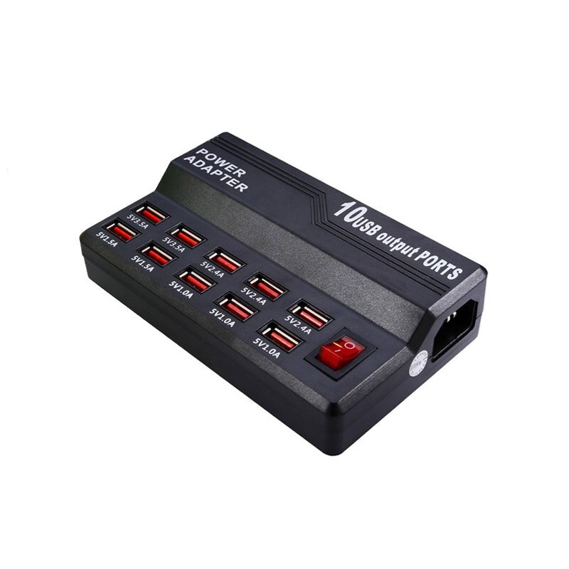 Multiple Ports Charger Charge Station Fast Charge HUB 10 Ports Smart ...