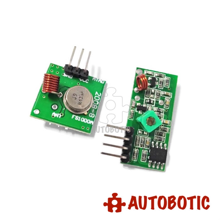 433Mhz RF transmitter and receiver link kit Remote control | Shopee ...