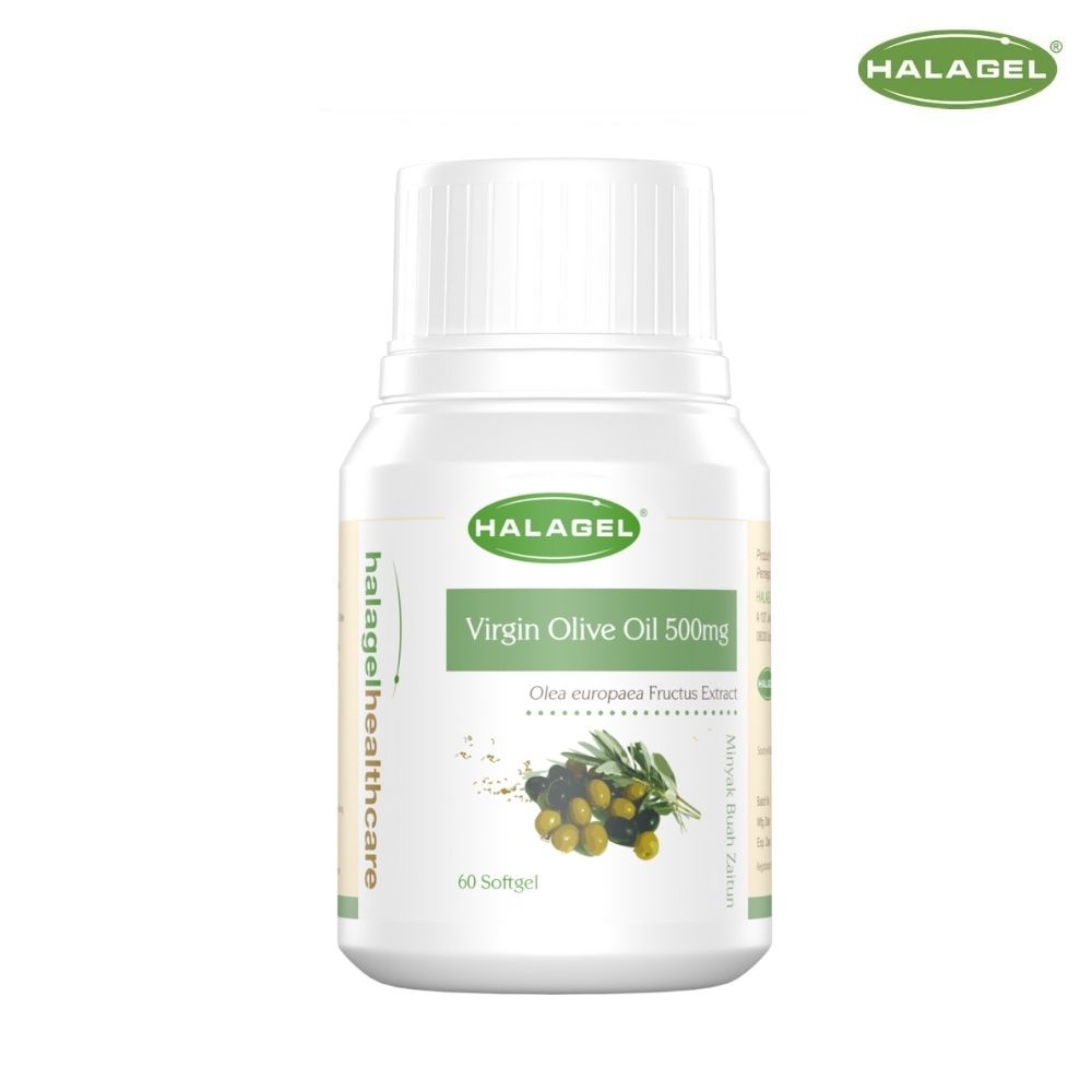 Halagel Virgin Olive Oil in Gelatine Softgel (60's) | Shopee Malaysia