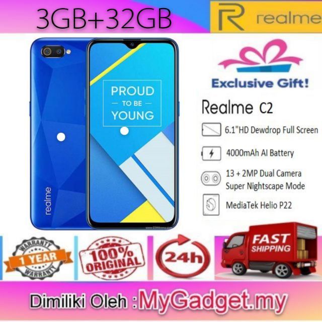 Real me C2 3GB+32GB with Gift | Shopee Malaysia