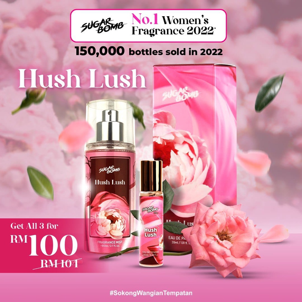 SUGARBOMB PERFUMES | HUSH LUSH | EAU DE PARFUM | SWEET SCANDALOUS ...