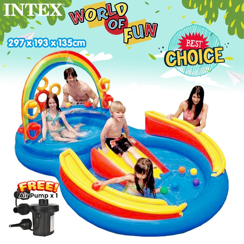 INTEX ORIGINAL 10 DESIGN Play Center Children Toy Playground Inflatable ...