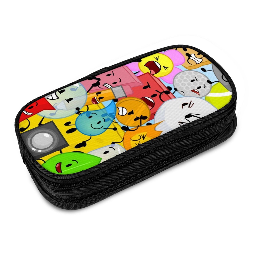 Bfdi Kids Cartoon Fan Pencil Bag Comic Youth Pen Case Travel Organiser ...