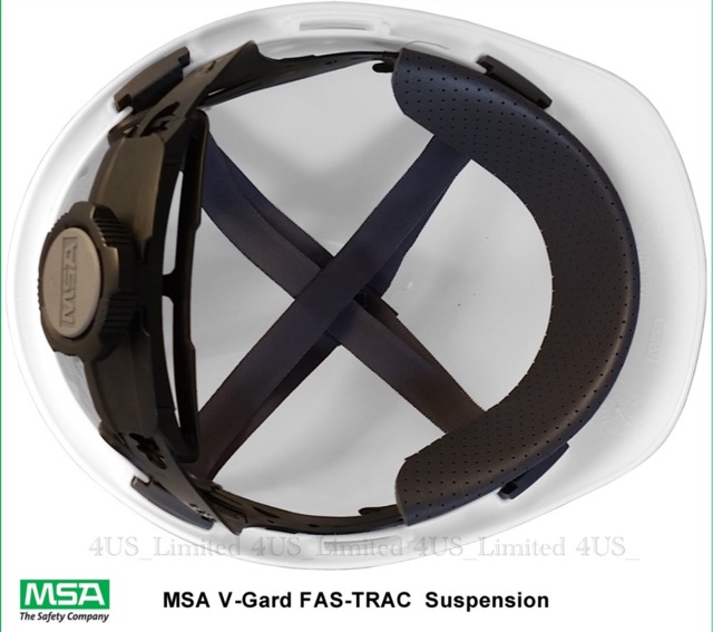 MSA V-Gard Safety Helmet White With Chinstrap | SIRIM & DOSH | JKKP ...