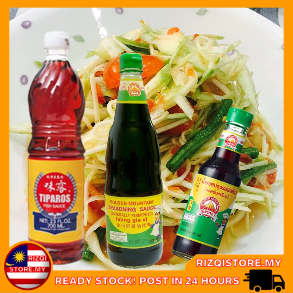 Kicap Sos Ikan Tiparos Halal | Kicap Sos Ikan Golden Mountain | Nampla ...