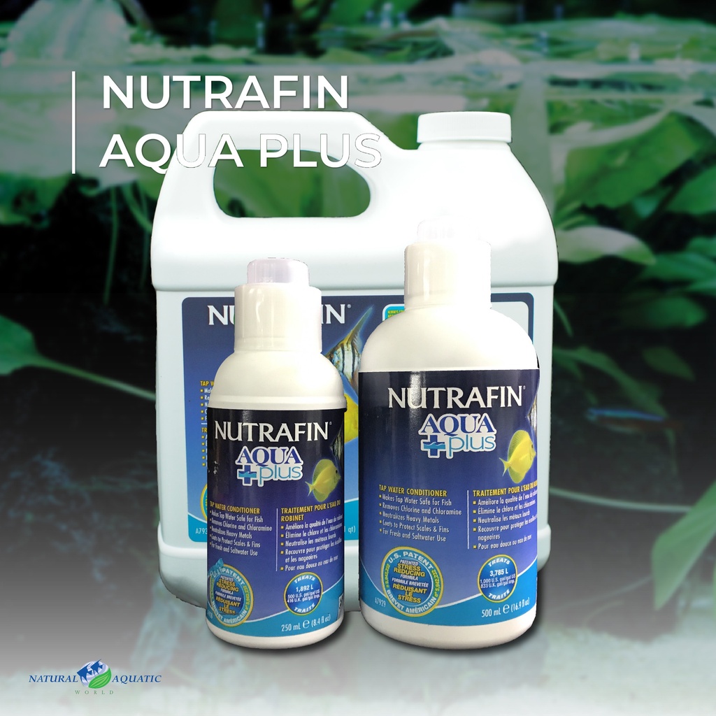 Aquarium Anti Chlorine Nutrafin Aqua Plus 3 size | Shopee Malaysia